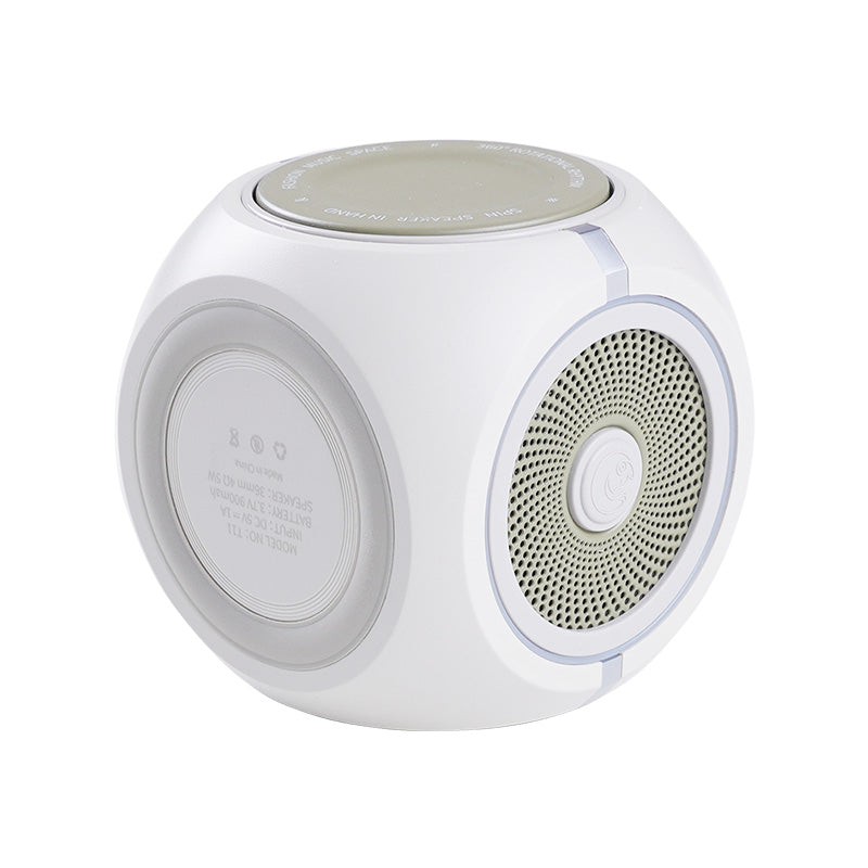 VCOM 360° Rotating Bluetooth Speaker with RGB Lights – Portable Wirele